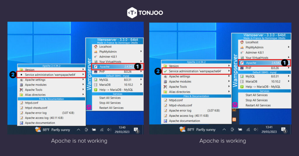 How to Fix WampServer Orange Icon (or Red)? Use These Tricks - Tonjoo
