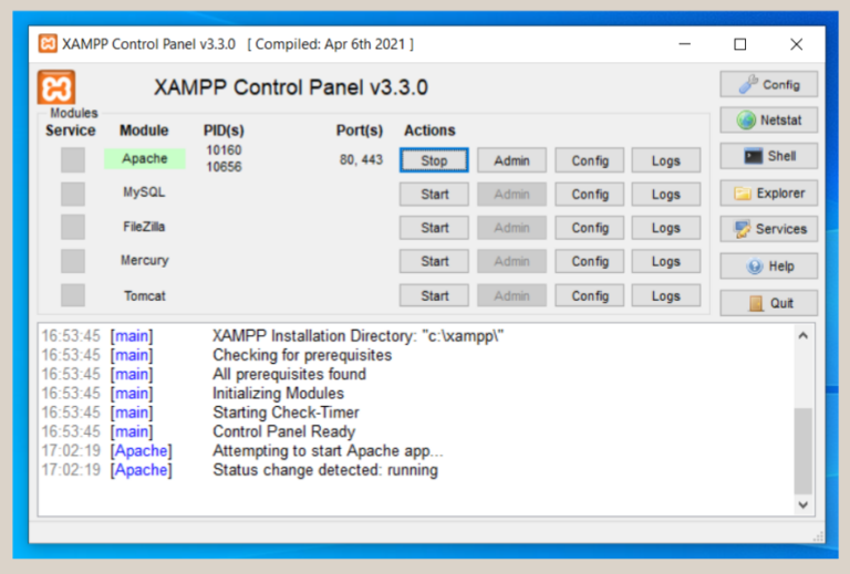 How to Fix XAMPP Error: Apache Shutdown Unexpectedly in Windows - Tonjoo