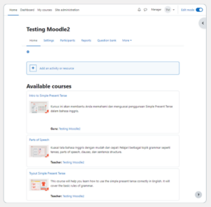 How to Easily Create a Course in Moodle - Tonjoo