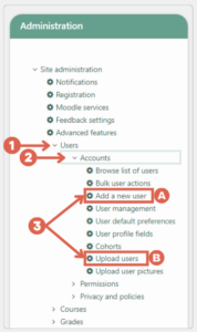 2 Ways to Add Students and Teachers in Moodle (Individually and in Bulk ...